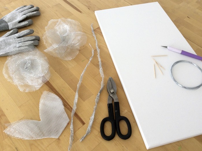 Wire Mesh Wall Sculpture