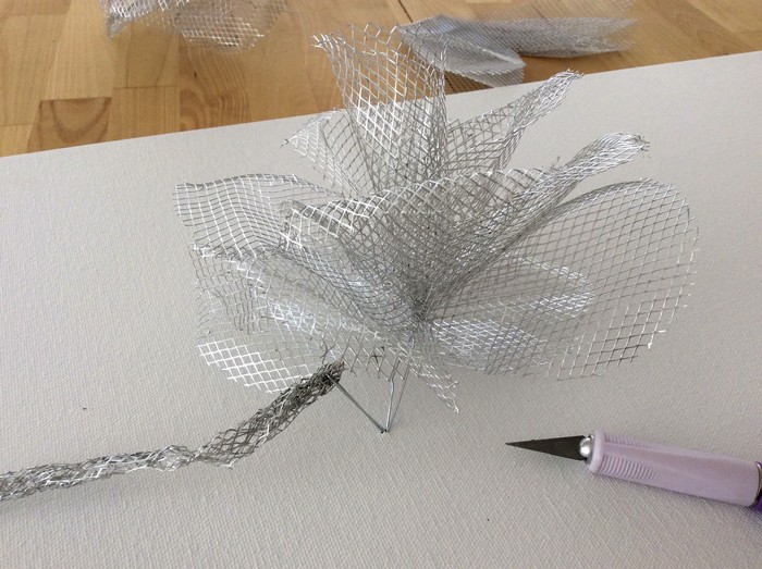 Wire Mesh Wall Sculpture