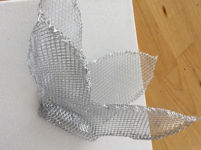 Wire Mesh Wall Sculpture